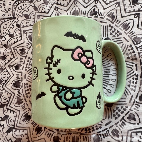 Hello Kitty | Dining | Hello Kitty Halloween Frankenstein Mug | Poshmark